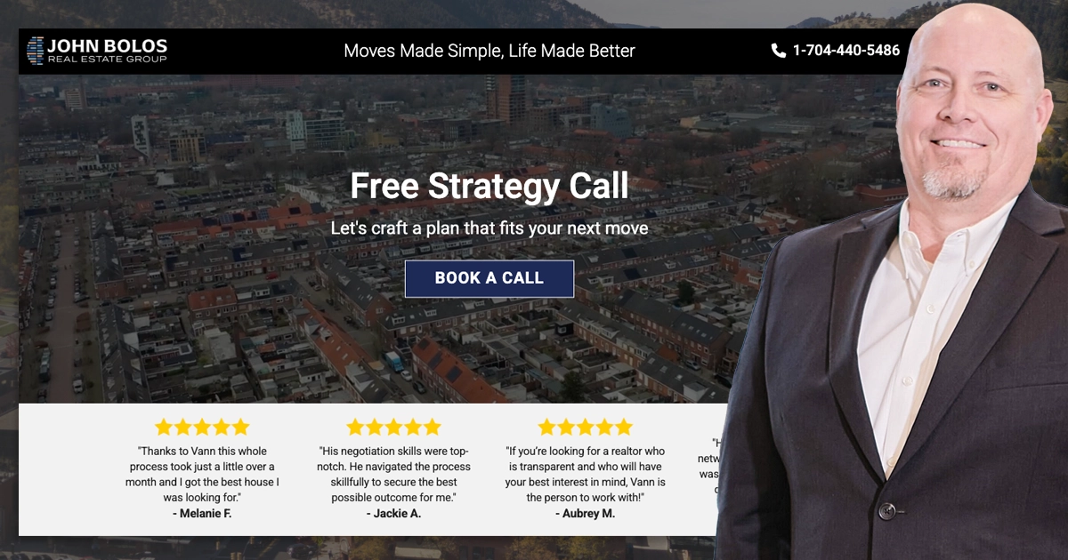 Vann Boger: Best Real Estate Agent in the Charlotte Metro Area